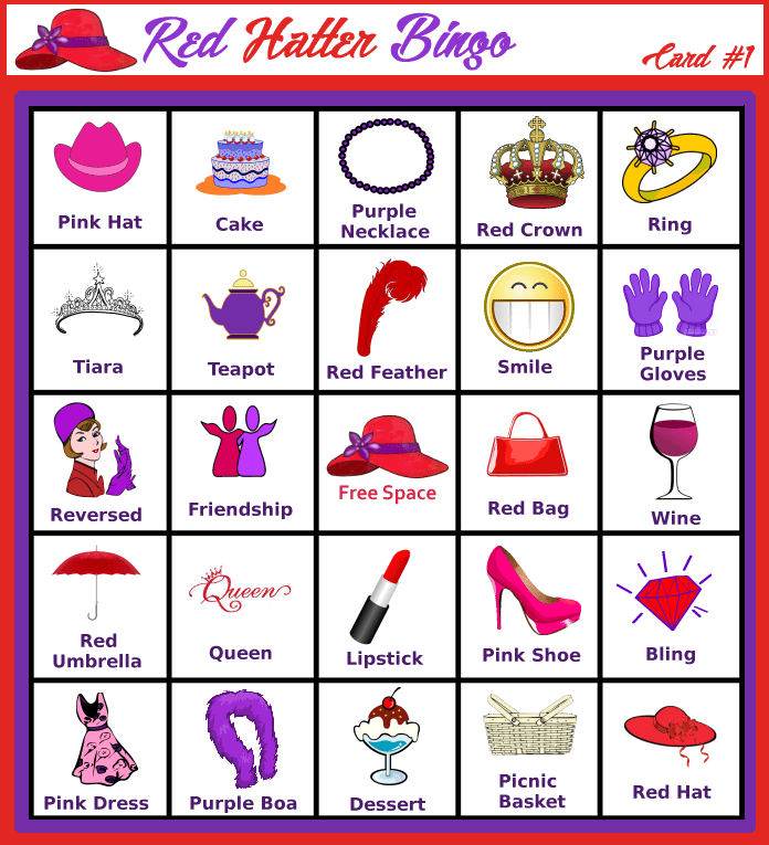 Printables – Red Hats Victoria