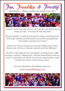 Printables – Red Hats Victoria